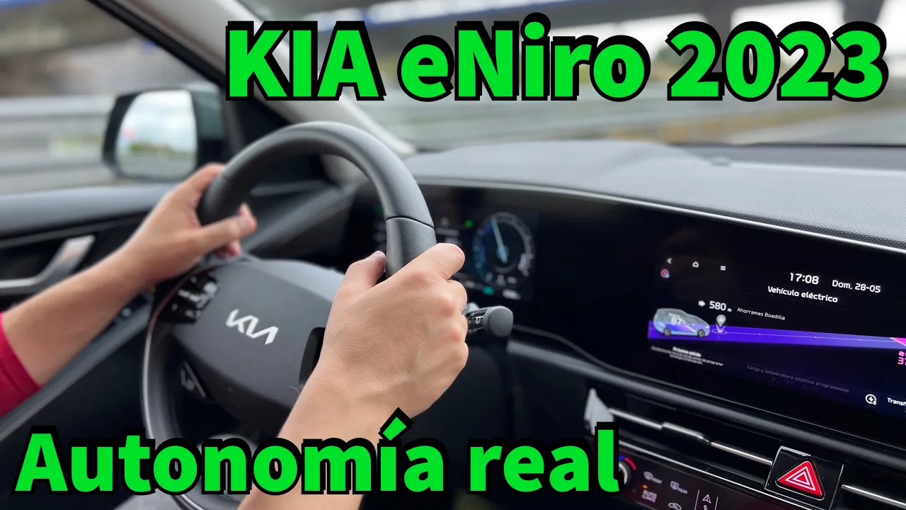 KIA eNiro 2023 SUV AUTONOMÍA REAL con LLUVIA? | MOTORK